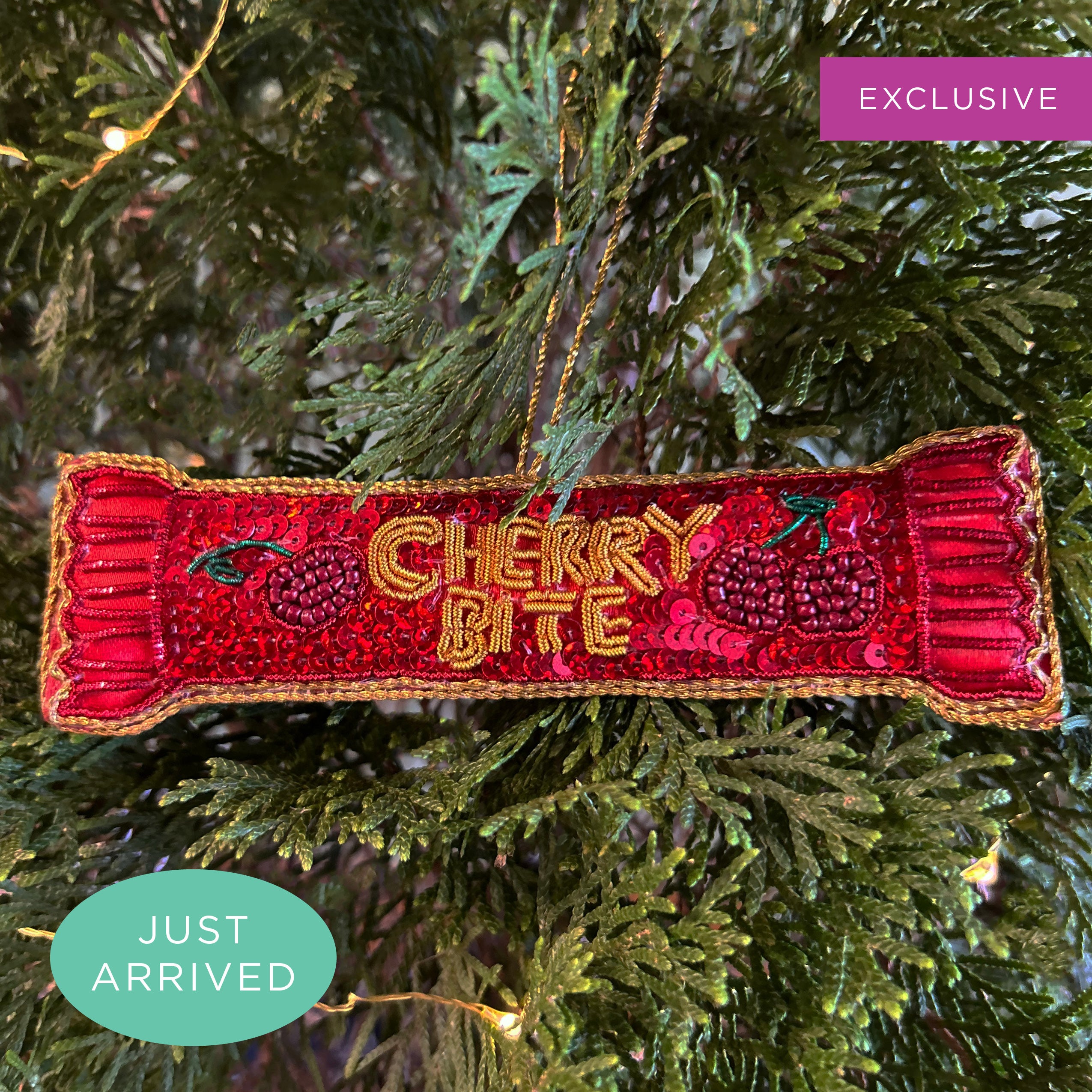 Aussie Cherry Bite Decoration – Papier d'Amour