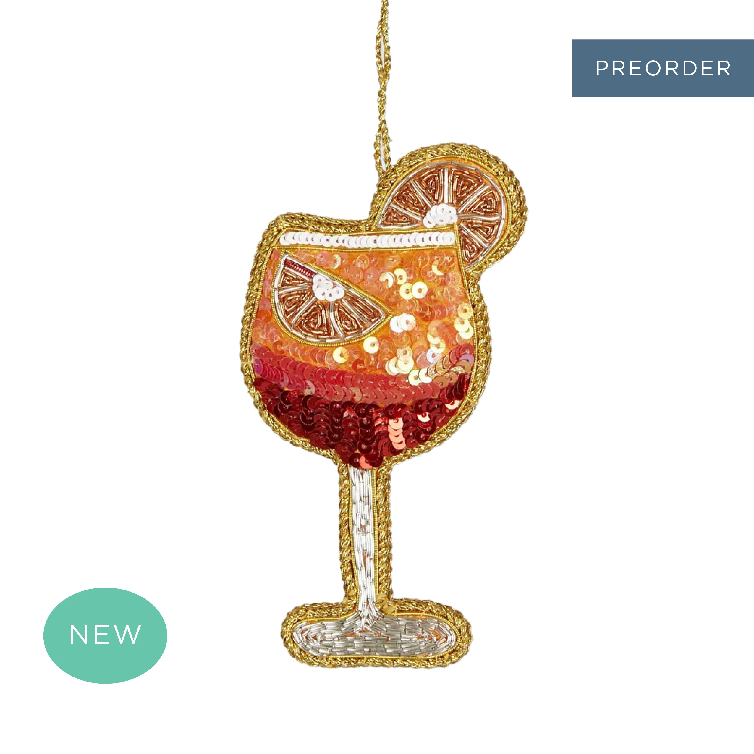 Aperol Spritz CHRISTMAS TREE DECORATION – Papier d'Amour