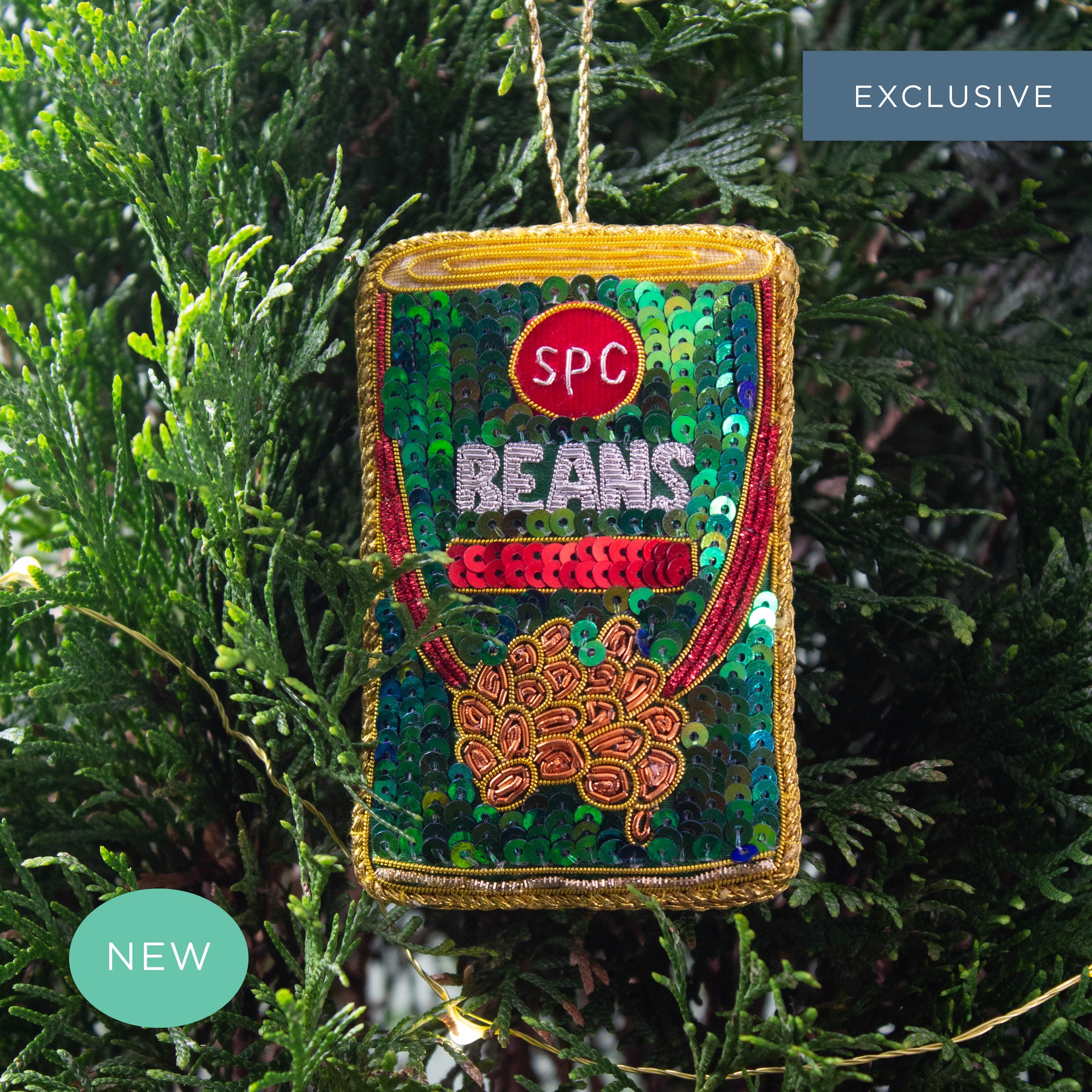 SPC Baked Beans Christmas Tree Decoration – Papier d'Amour