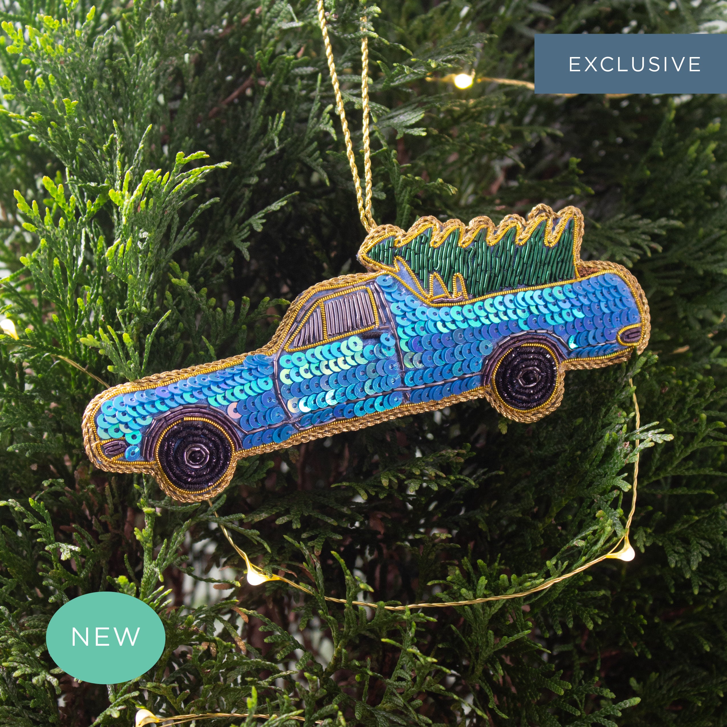Aussie Ute with Christmas Tree Decoration – Papier d'Amour