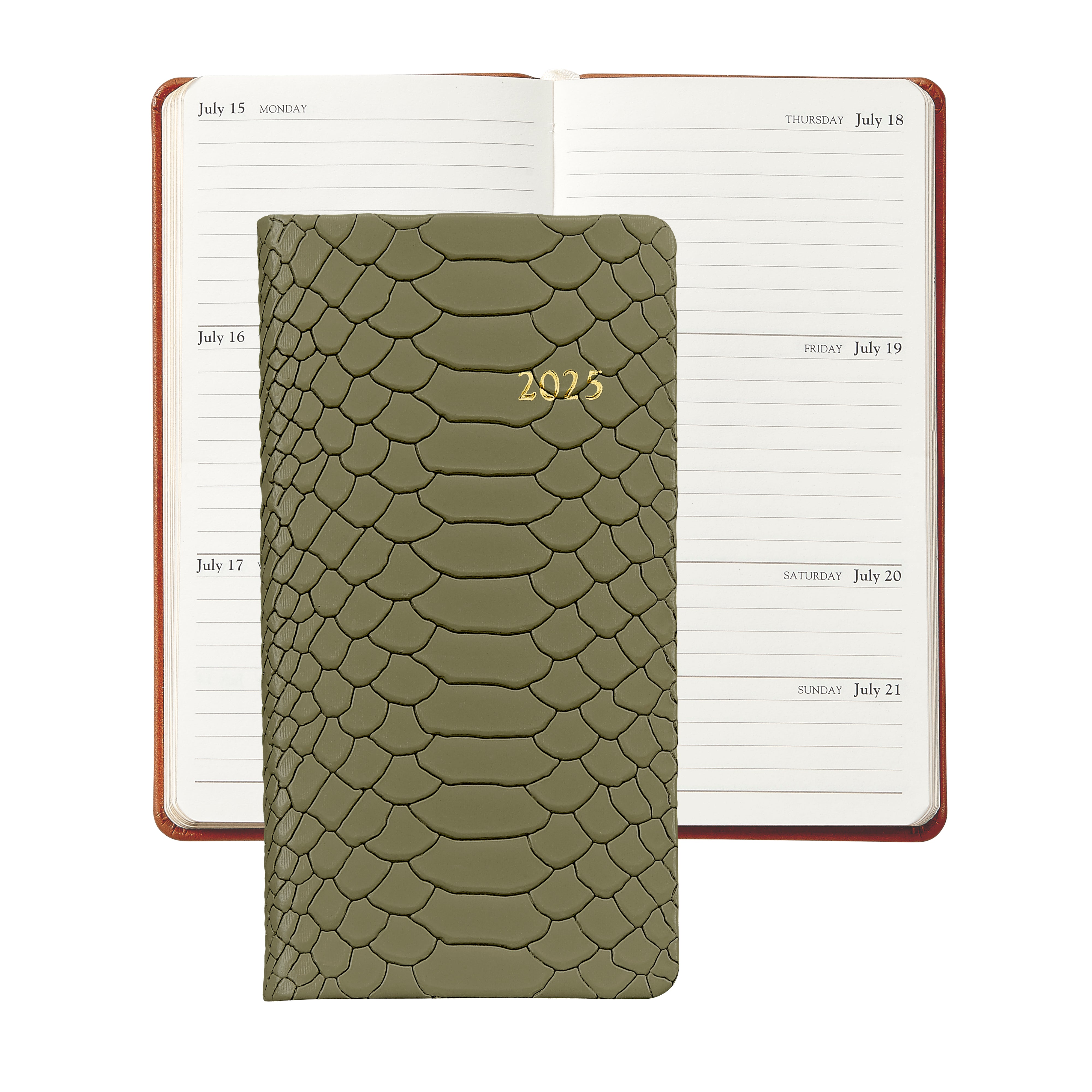 2025 Python Embossed diaries – Papier d'Amour